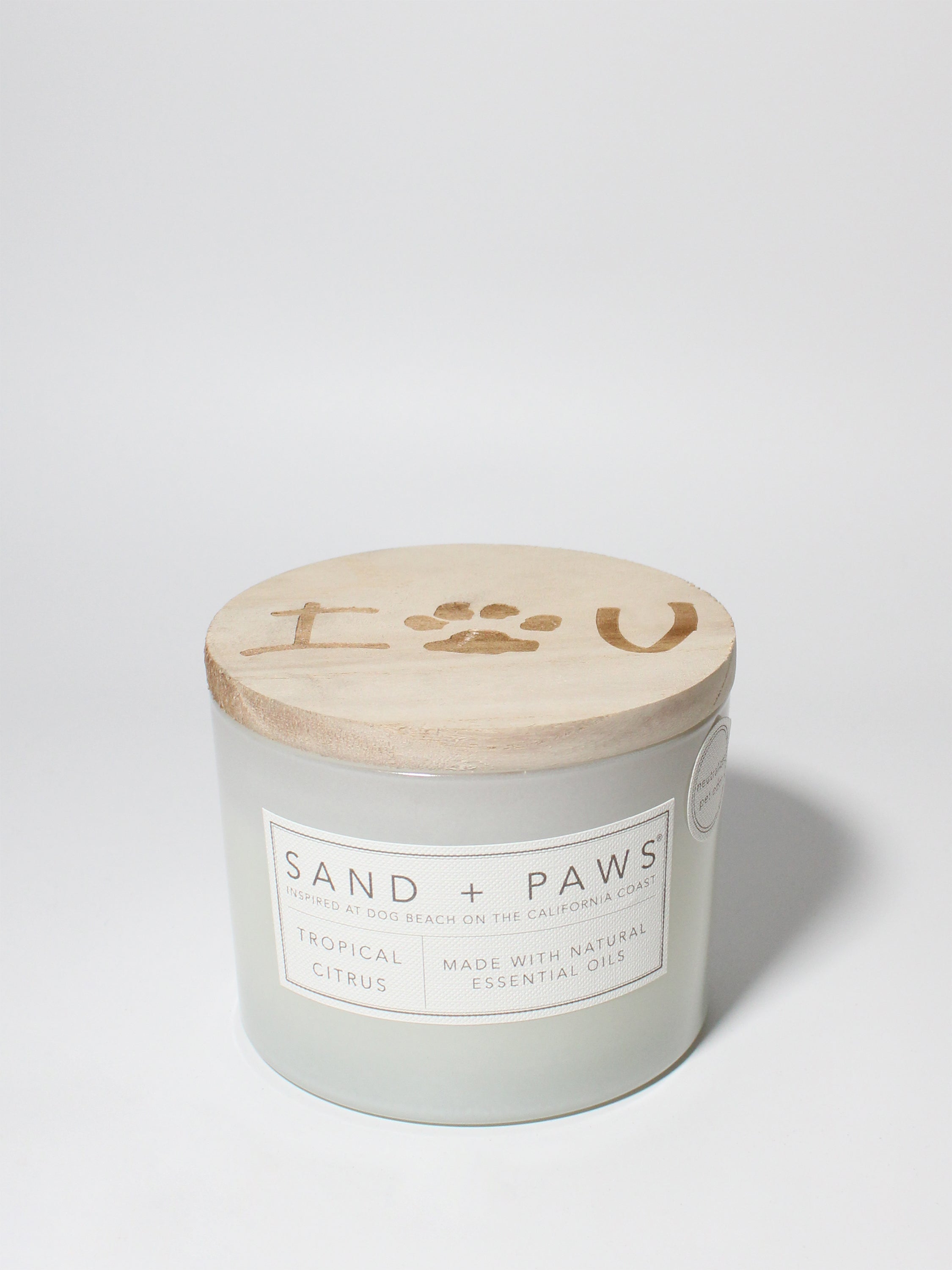 Sand + Paws Tropical Citrus 12 oz scented candle – Sand + Fog