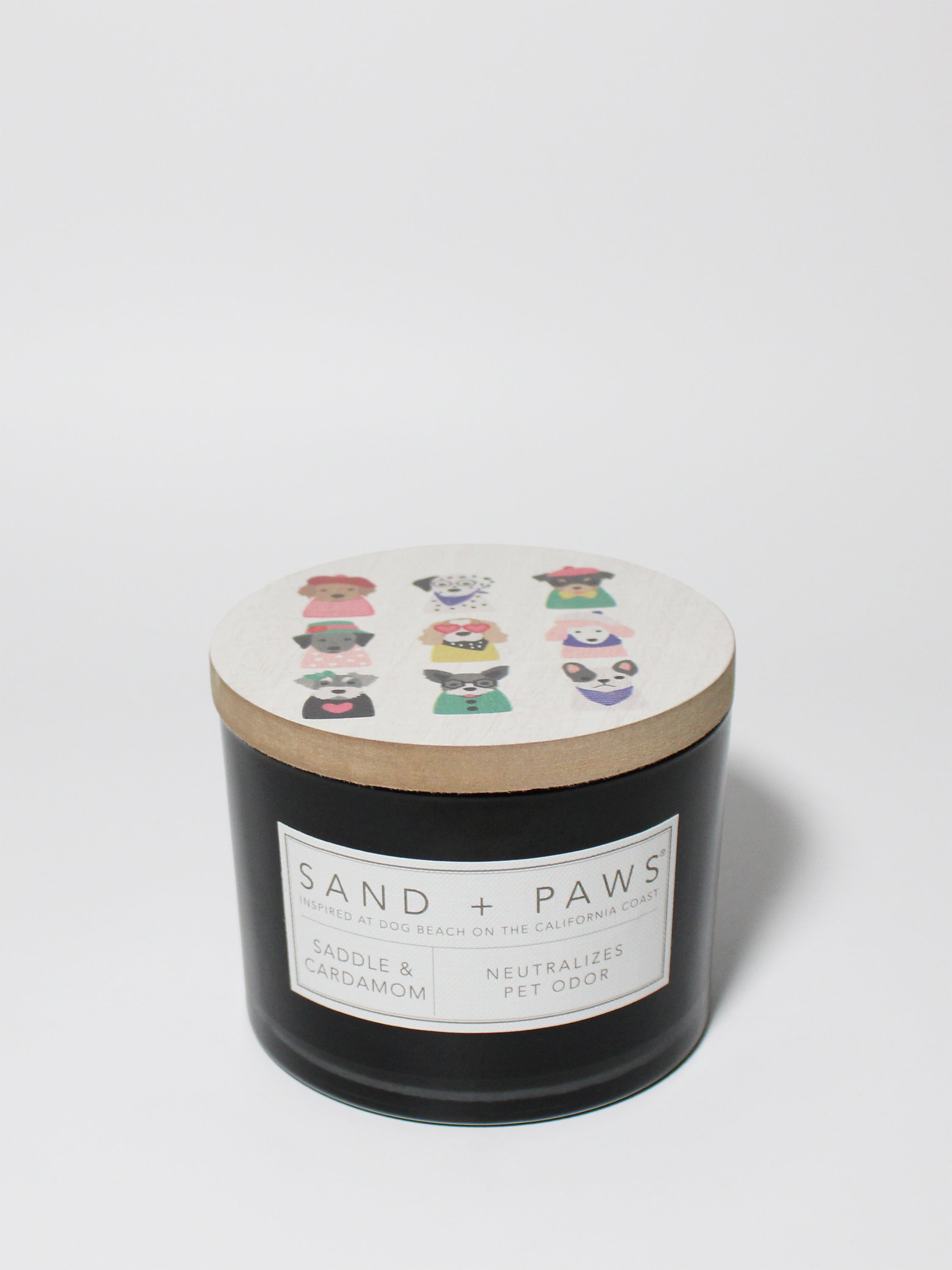 Sand + Paws Saddle & Cardamom 12 oz scented candle – Sand + Fog