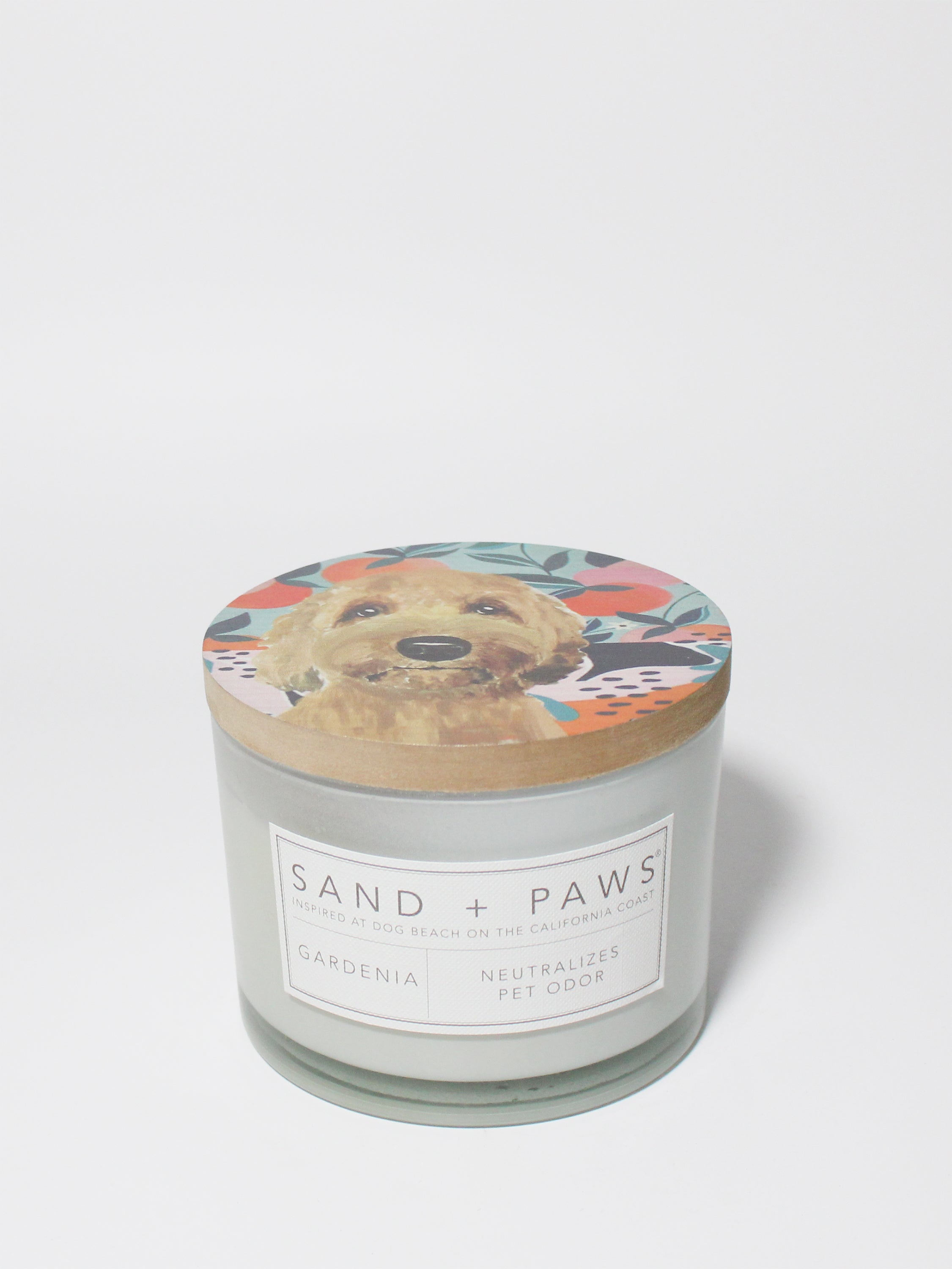 Sand + Paws Gardenia 12 oz scented candle – Sand + Fog