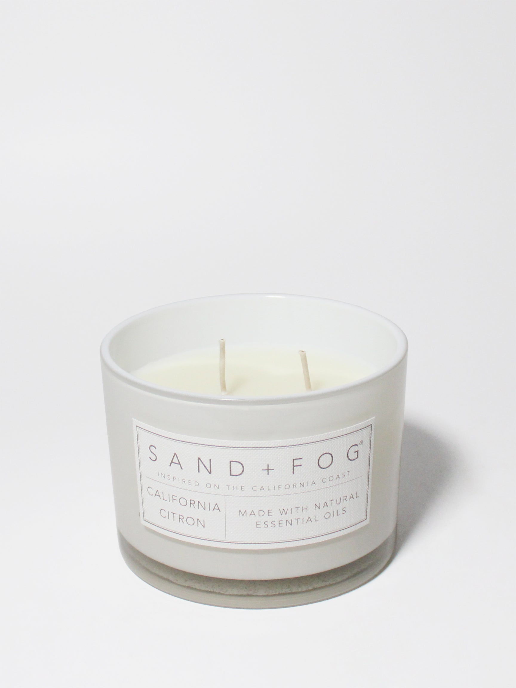 California Citron 12 oz scented candle – Sand + Fog