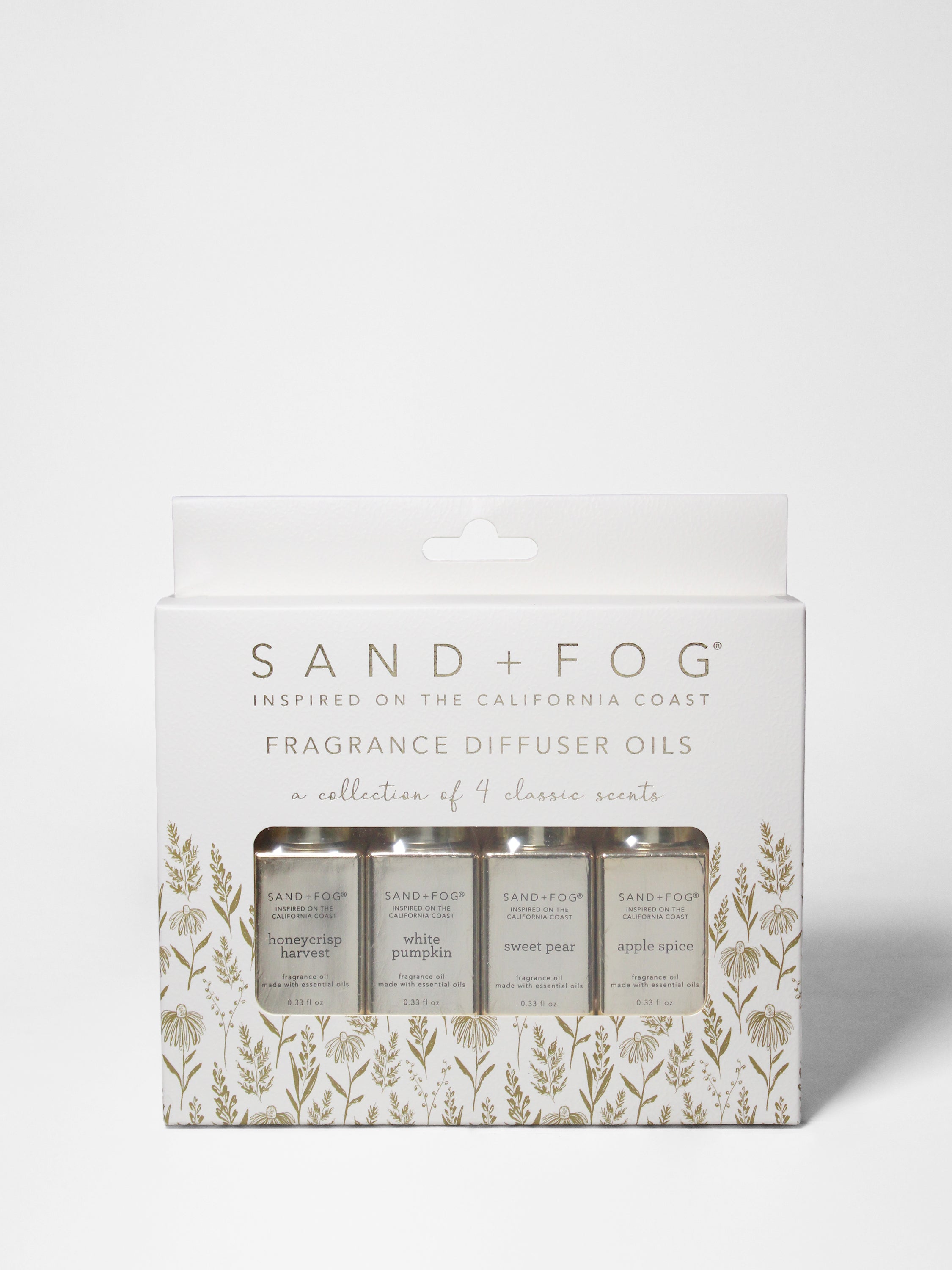 4 Pack of 10 ml Fragrance Diffuser Oils – Sand + Fog