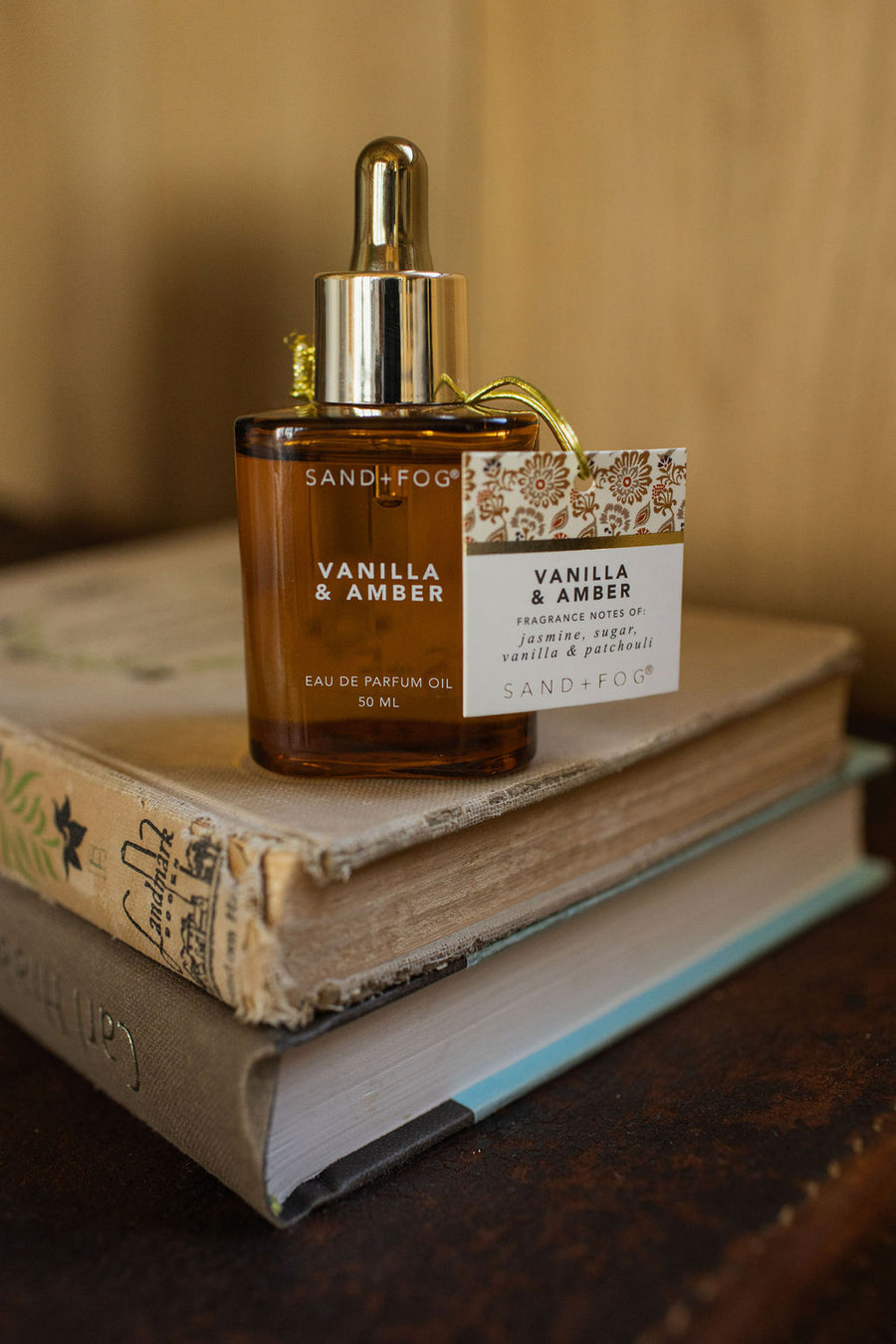 Vanilla & Amber 50ml Perfume Oil Dropper – Sand + Fog