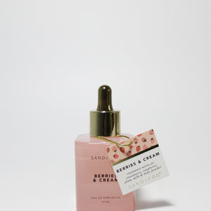 Berries & Cream 50 ml Perfume Oil Dropper – Sand + Fog