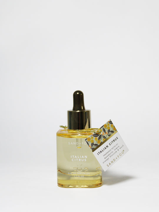 Italian Citrus 50 ml Perfume Oil Dropper – Sand + Fog