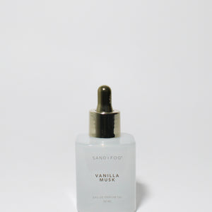 Vanilla Musk 50ml Perfume Oil Dropper – Sand + Fog