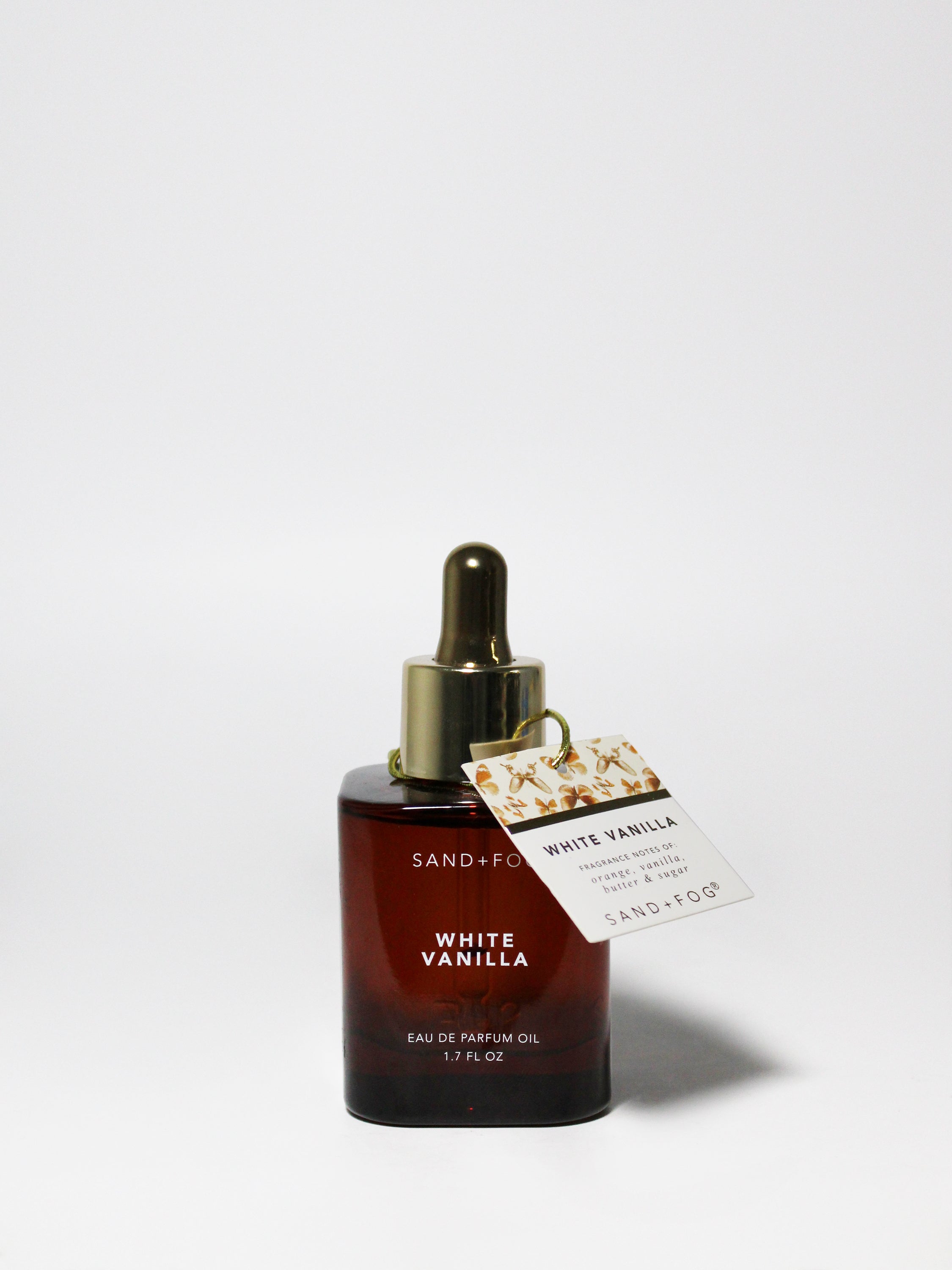 White Vanilla 50ml Perfume Oil Dropper – Sand + Fog