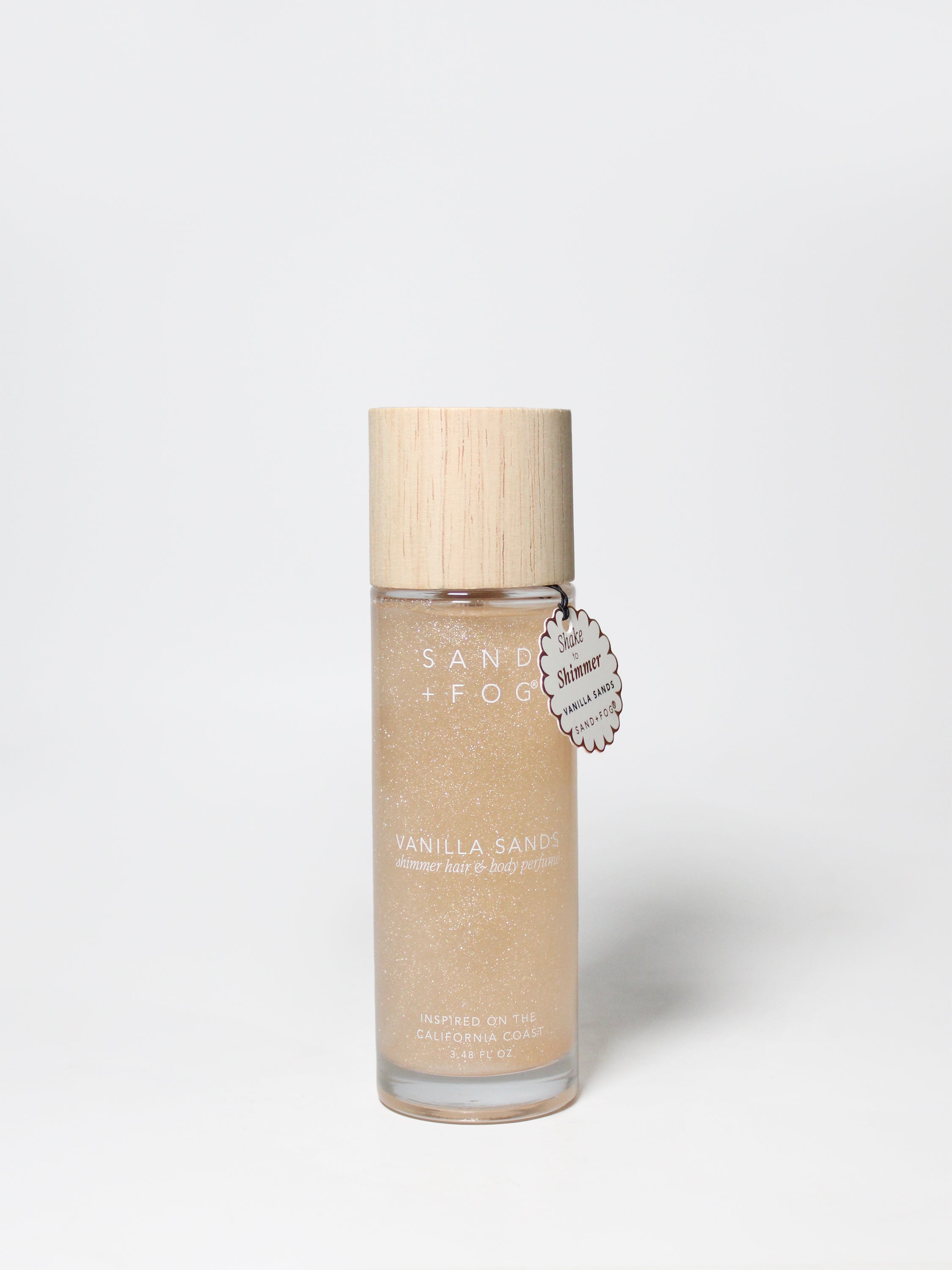 Vanilla Sands 106 ml Shimmer Hair & Body Perfume – Sand + Fog