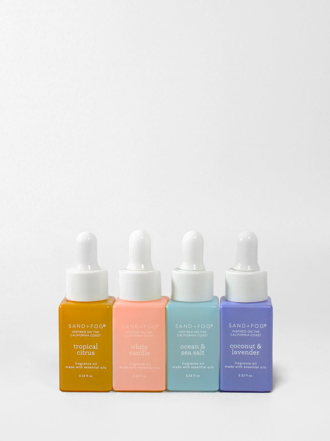 4 Pack of 10 ml Fragrance Diffuser Oils – Sand + Fog