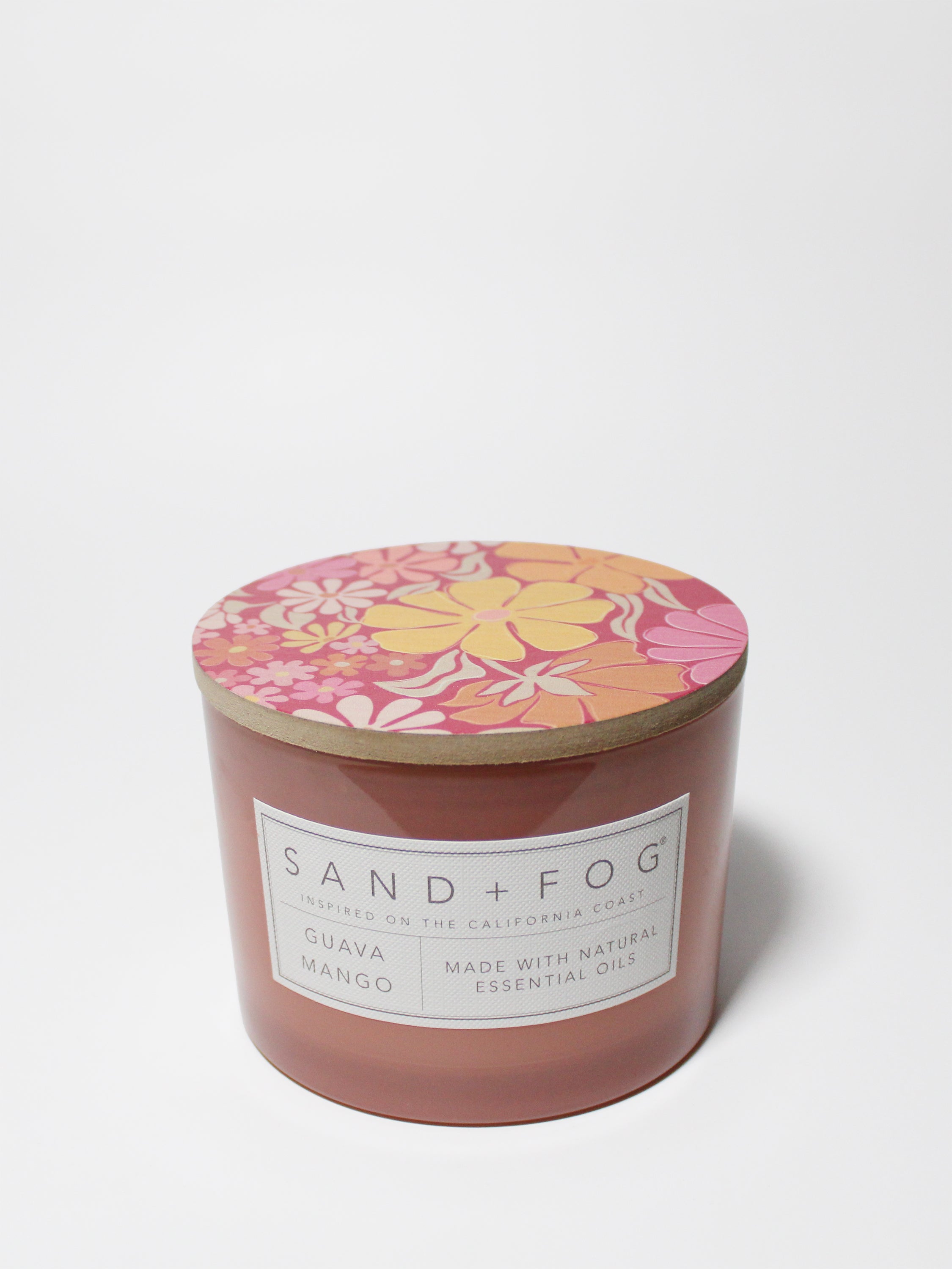 Sand + Fog Guava Mango 12 oz scented candle