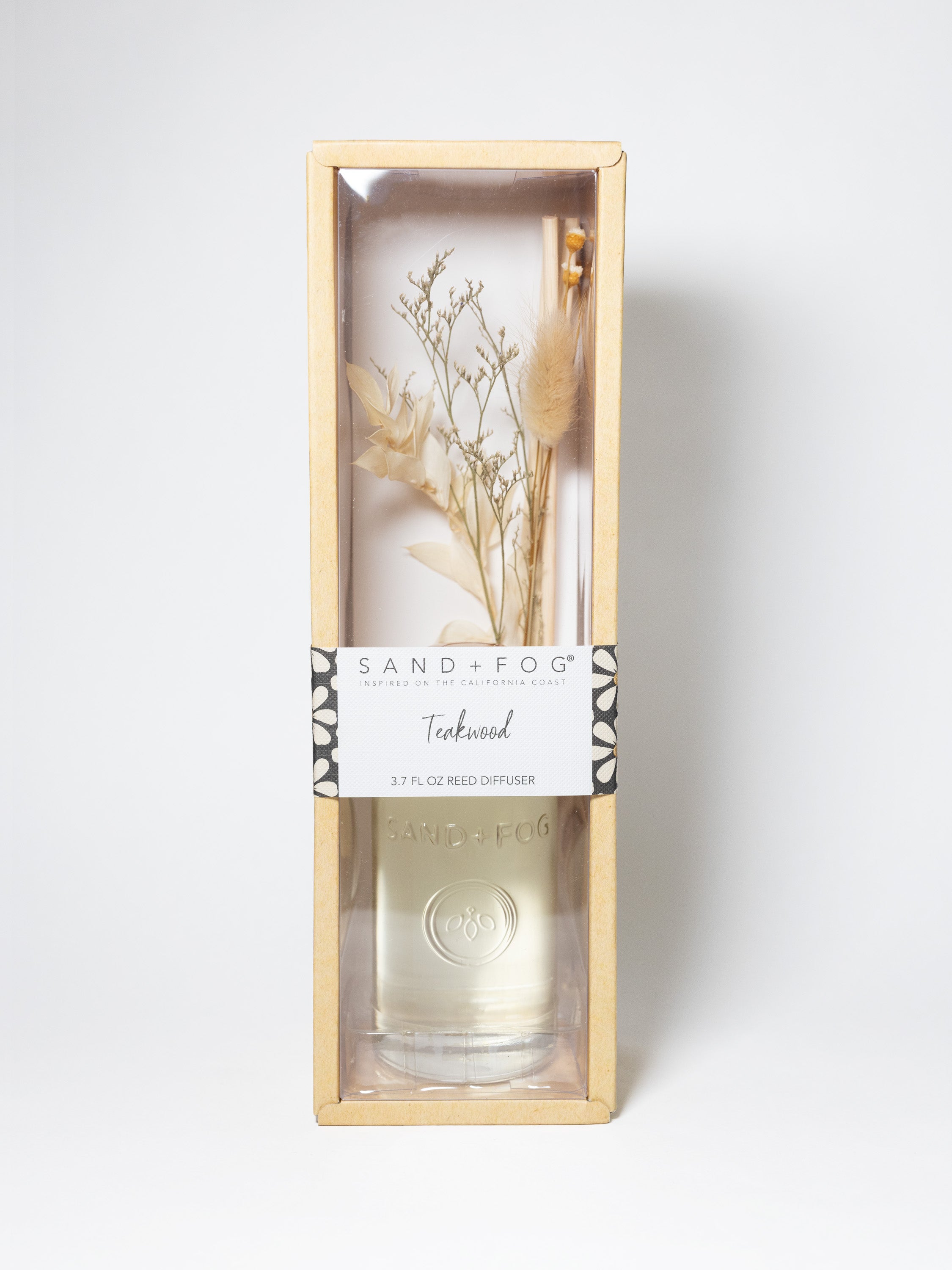 Sand + Fog Teakwood reed diffuser