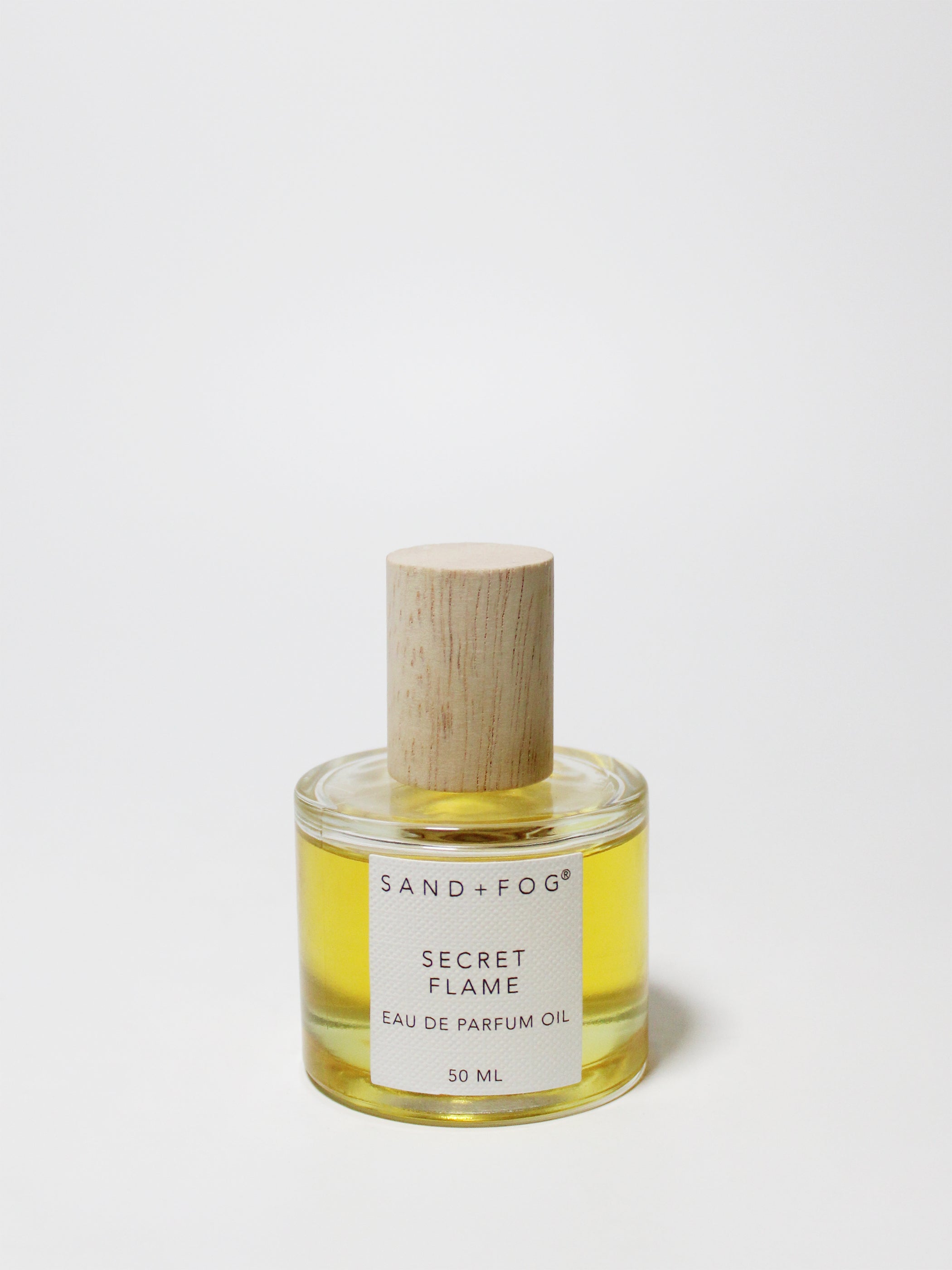 Secret Flame 50ml Perfume Oil Rollerball – Sand + Fog